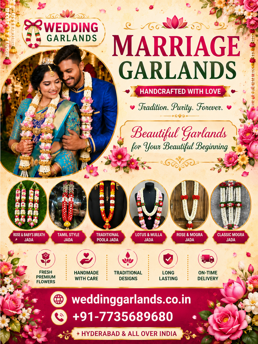 Wedding Garlands in Hyderabad - Wedding Garlands
